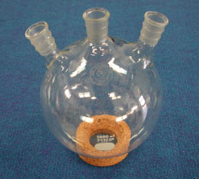 Pyrex 5000 ml or 5L Boiling Three-Neck Flask