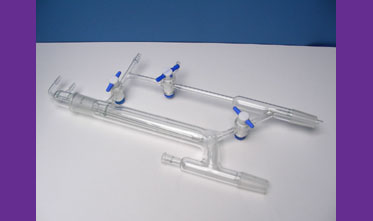 SOLD - Used Chemglass Distillation Head with Cold Finger Condenser